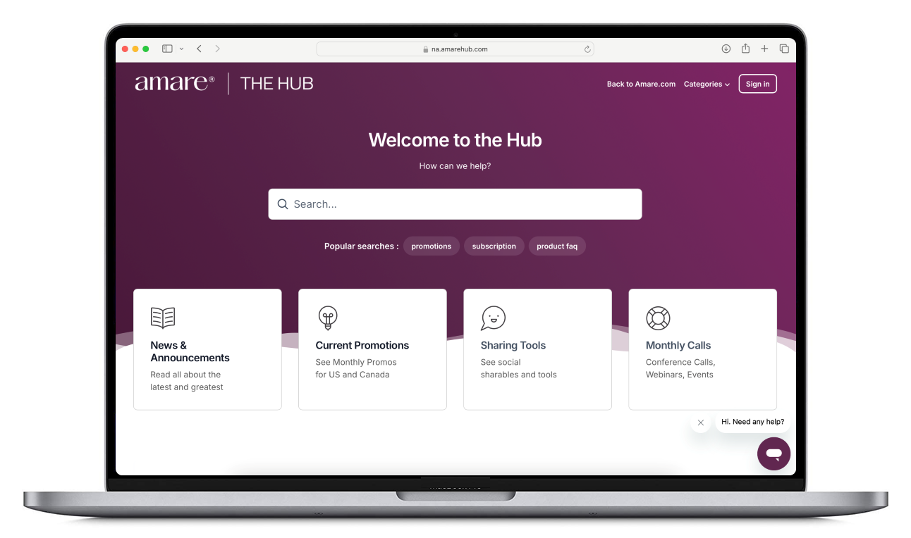 Visit the North America Hub – Amare Global ANZ